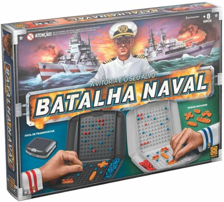 Um Clássico: Jogo de tabuleiro Batalha Naval - Melhores jogos de Tabuleiro
